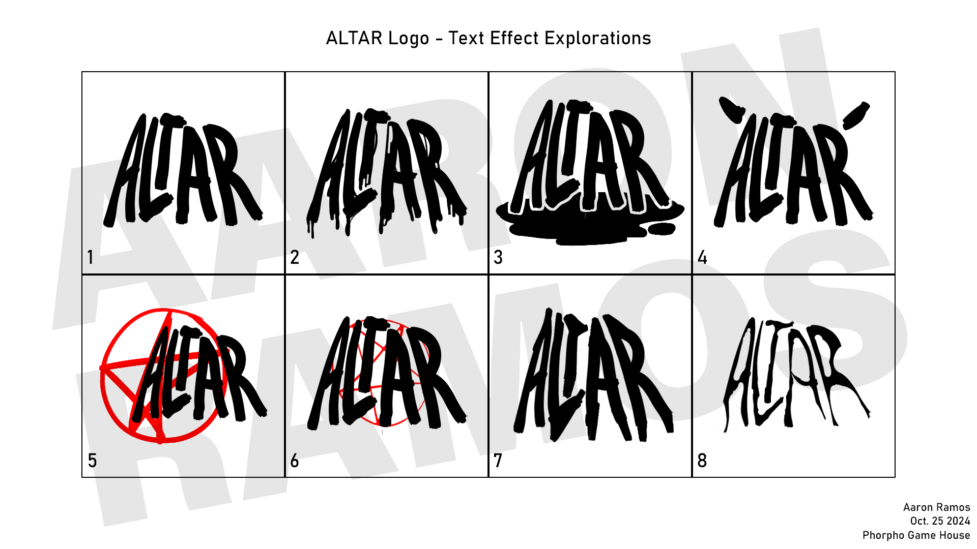 Altar | Aaron Ramos | Professional Portfolio