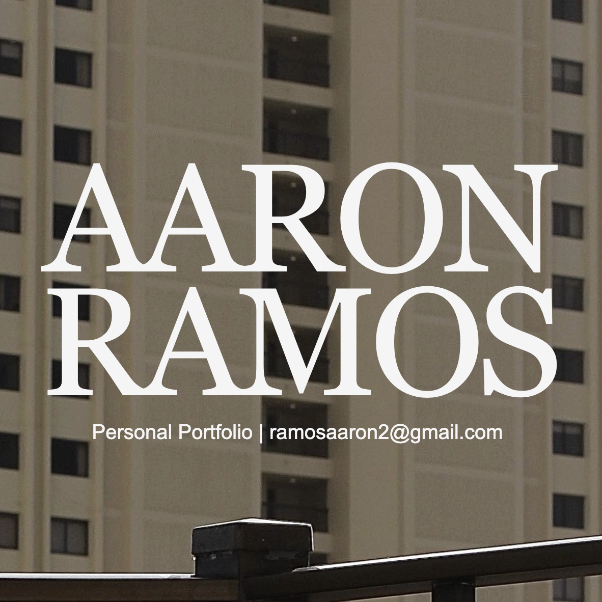 Aaron Ramos | Professional Portfolio